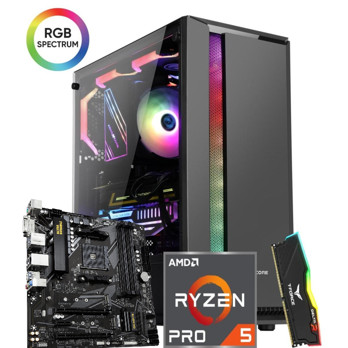 AMD RYZEN 5 5650G VEGA 7 INTEGRATED GRAPHICS 16GB RAM Build