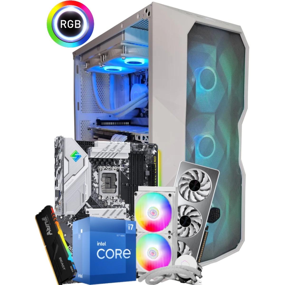 INTEL CORE i7 12700K // RTX 3060 Ti Vision 8GB // 16GB RAM DDR5 - White ...