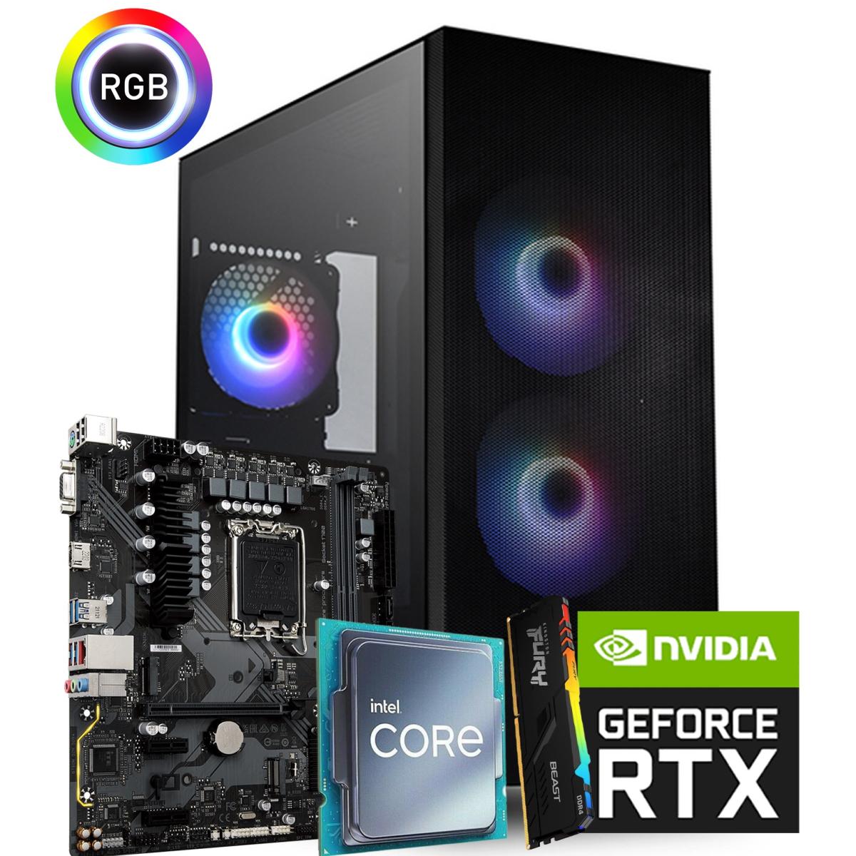 INTEL CORE i5 12400F // RTX 4060 8GB // 16GB RAM DDR4 - Custom Build ...