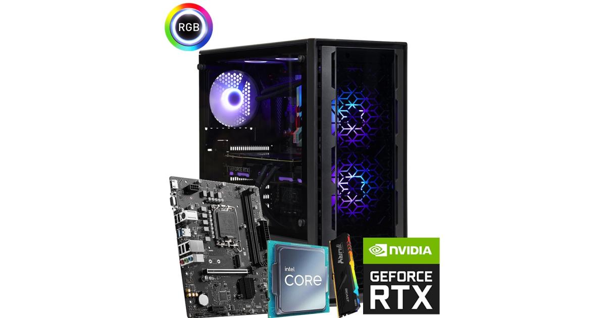 INTEL CORE i5 12400F // RTX 3050 8GB // 16GB RAM DDR4 - Gaming PC | OS BUILD | OS | Jordan