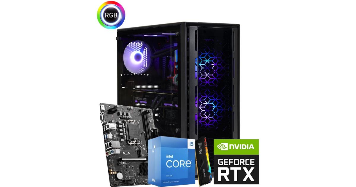 INTEL CORE i5 13400F // RTX 4060 8GB // 16GB RAM DDR4 - Custom Build | OS BUILD | OS | Jordan