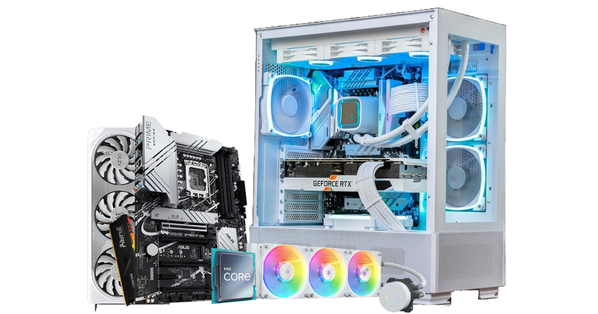 INTEL CORE i7 12700 // RTX 4060 Ti 8GB Aero OC White // DDR4 16GB RAM ...