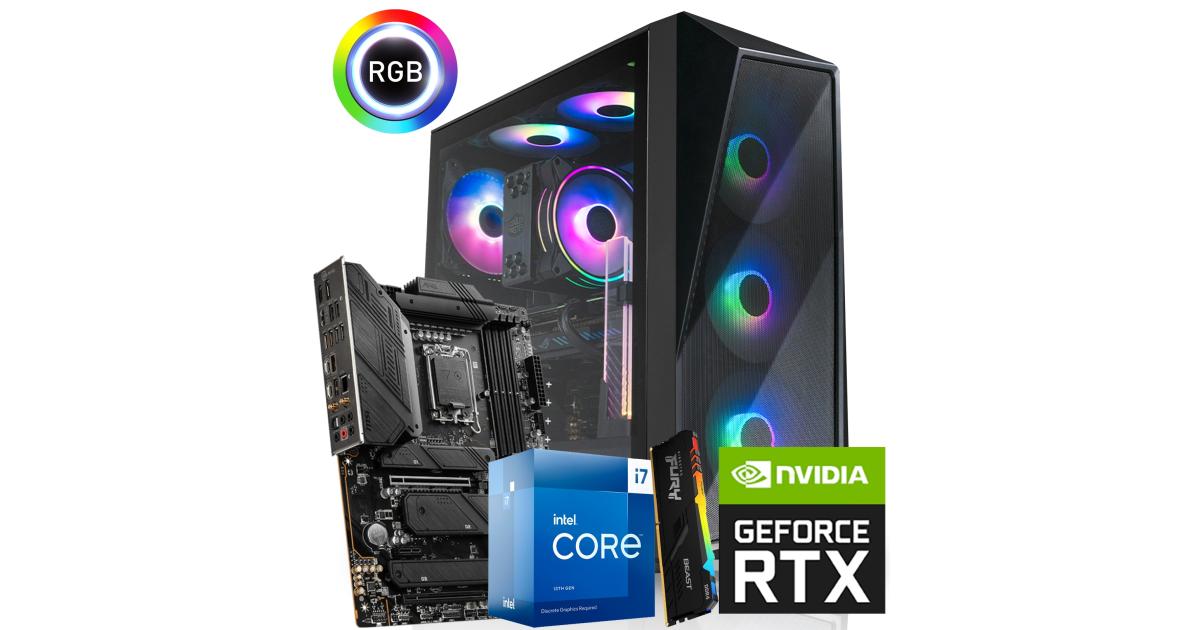 INTEL CORE i5 12400F // RTX 3060 12GB // 16GB RAM DDR4 w/ Optional Gaming Monitor - Gaming PC ...
