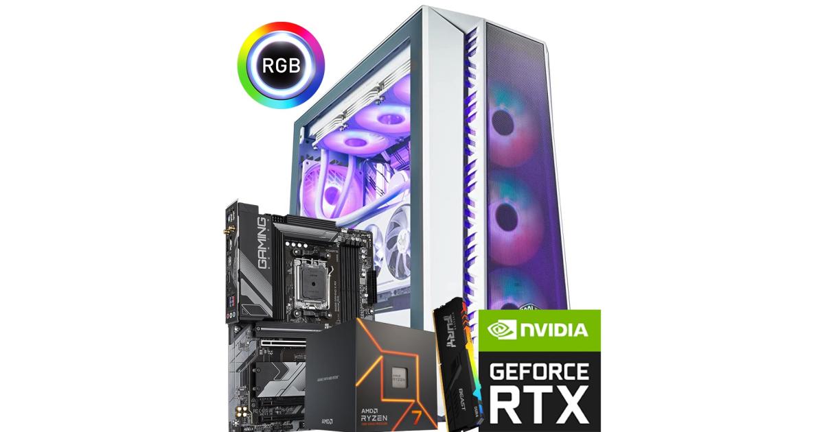 AMD RYZEN 7 7700 // RTX 4070 12GB // 16GB RAM - PC Build | OS BUILD ...