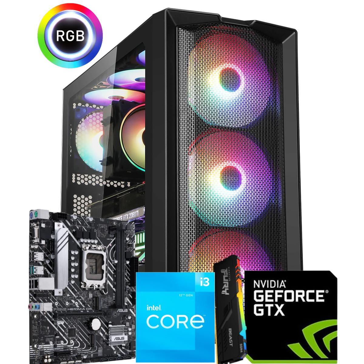 INTEL CORE I3 12100F // GTX 1650 // 8GB RAM DDR4 - Custom Build ...