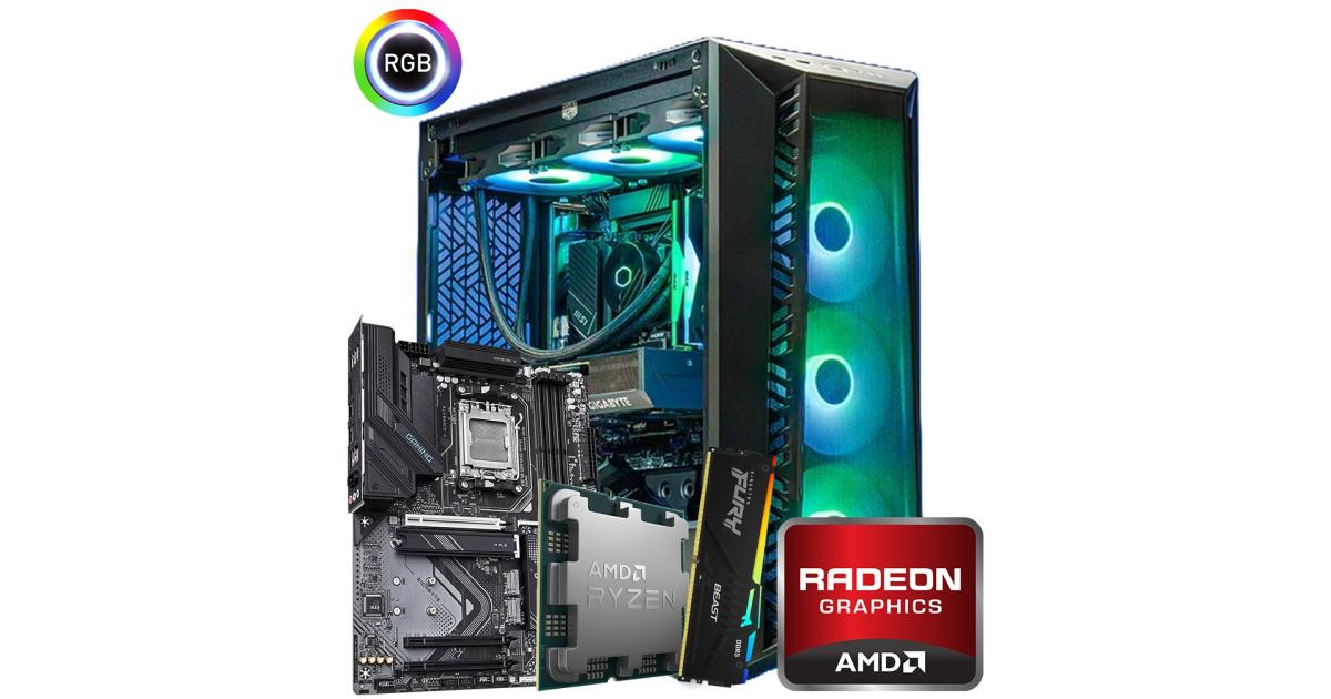 AMD RYZEN 9 9950X // AMD RX 7900 XTX 24GB // 32GB RAM - PC Build | OS ...
