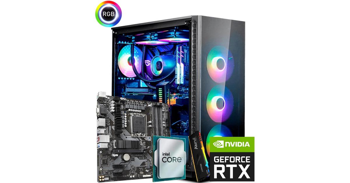 INTEL CORE i5 13400F // RTX 4070 12GB // 16GB RAM DDR4 - Custom Build | GAMING BUILD | OS | Jordan