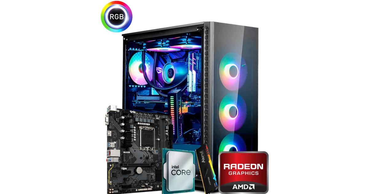 INTEL CORE i5 14400F // AMD RX 7700 XT 12GB // 16GB RAM DDR4 - Custom ...