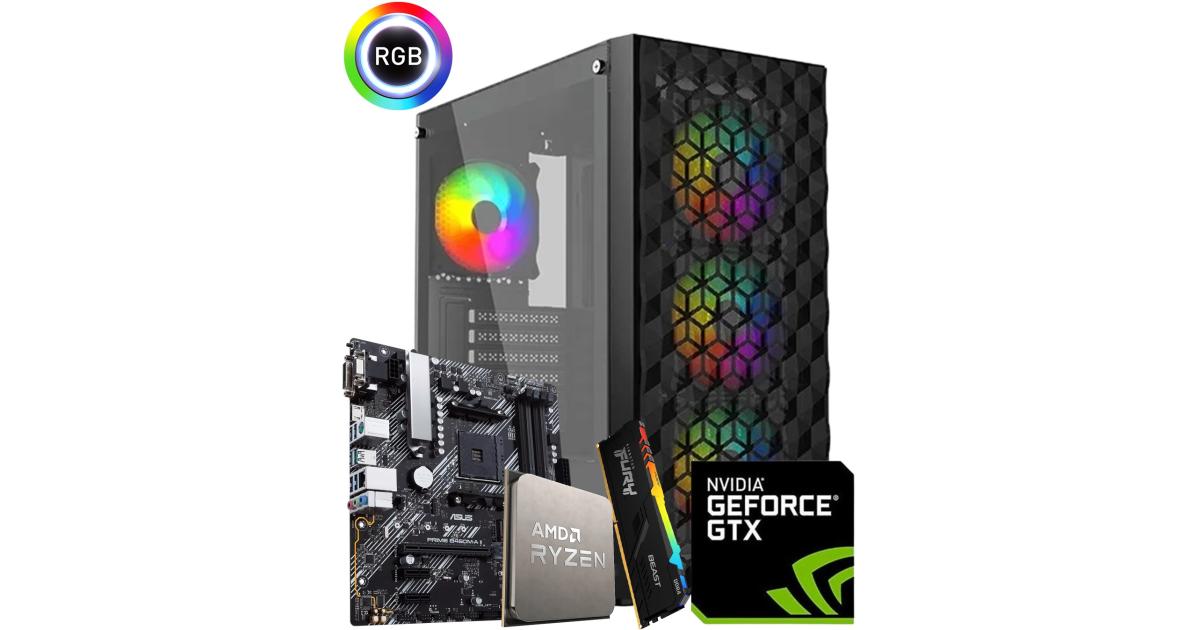 AMD RYZEN 5 5500 // GTX 1650 4GB // 16GB RAM - PC Build | OS BUILD | OS ...