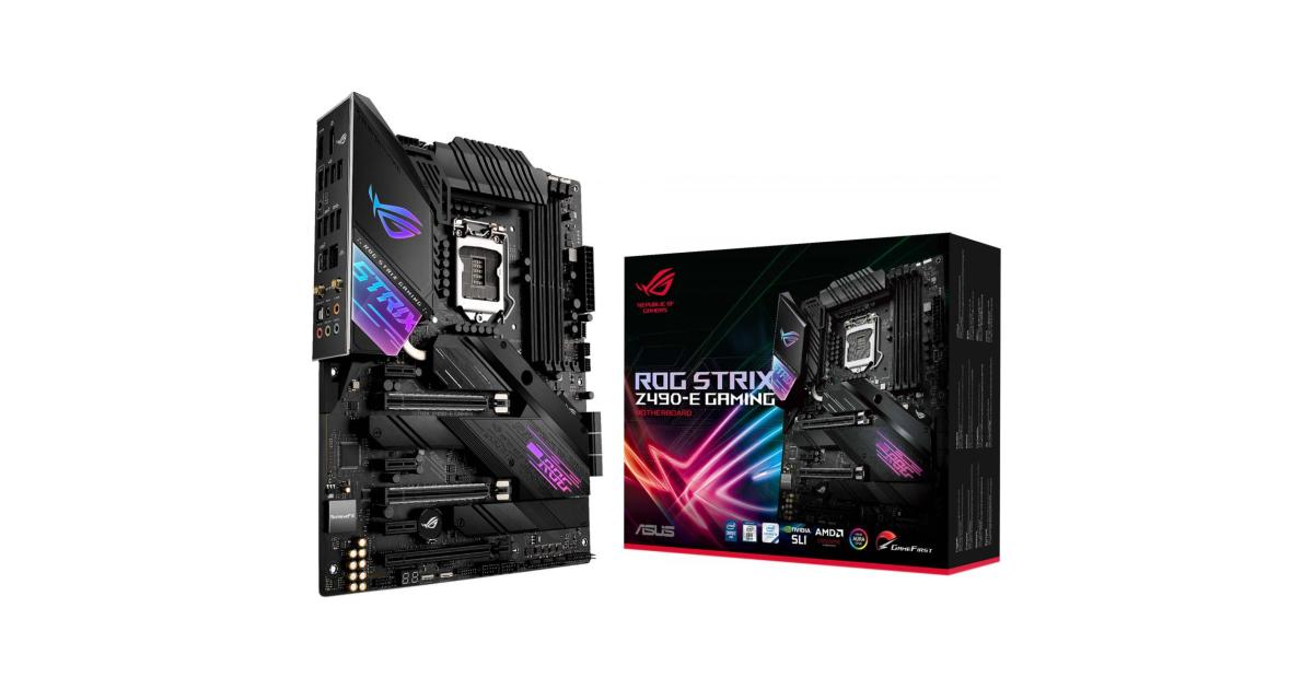ASUS ROG Strix Z490-E Gaming Mother Board(WiFi 6) Dual M.2 RGB | ASUS ...