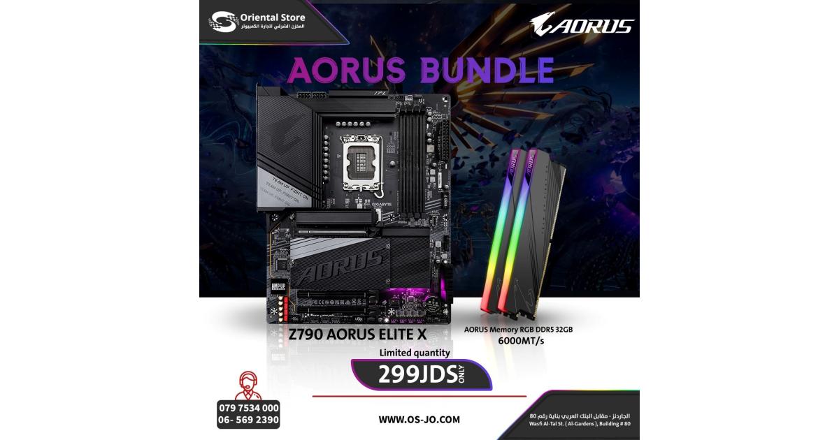GIGABYTE Z790 AORUS ELITE X DDR5 Motherboard + GIGABYTE AORUS Memory ...