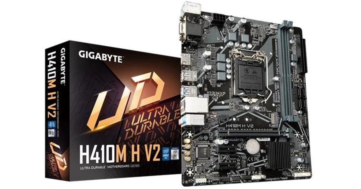 GIGABYTE H410M H V2 , Intel H410 LGA 1200 USB 3.1 M.2 Motherboard ...