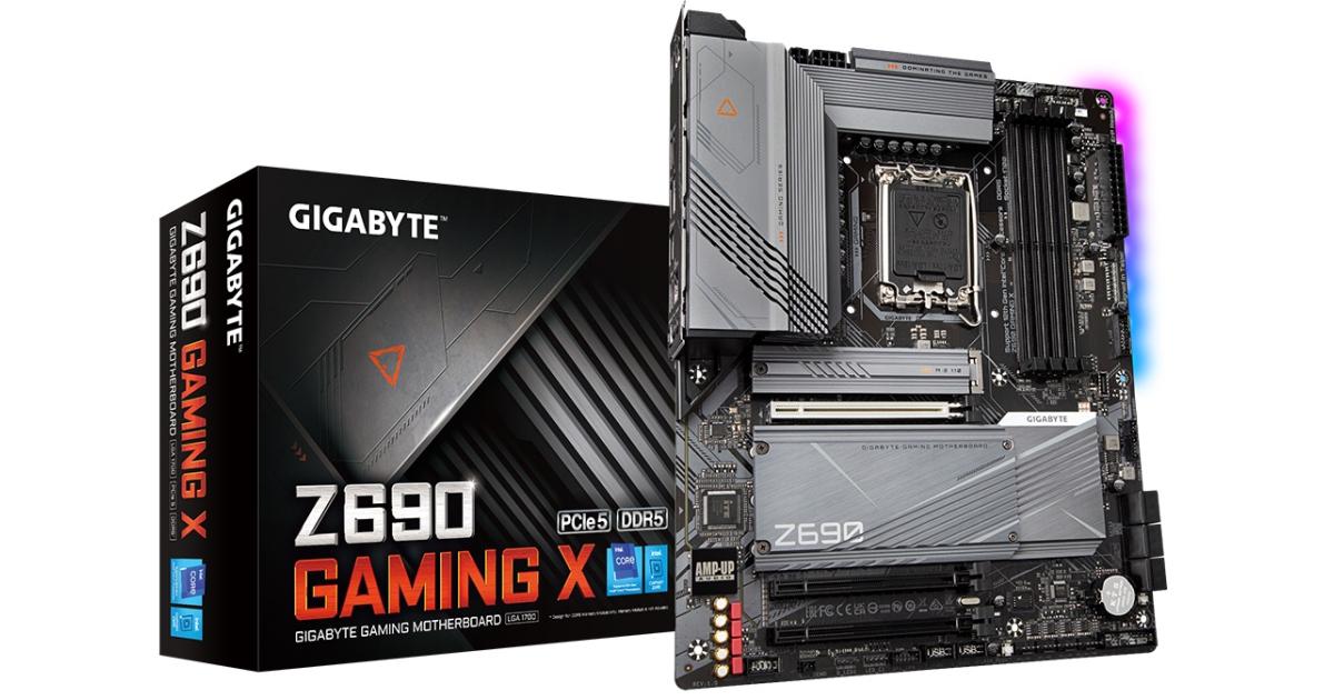 GIGABYTE Z690 GAMING X DDR5 LGA 1700, Intel 12th,ATX Motherboard ,M.2 ...