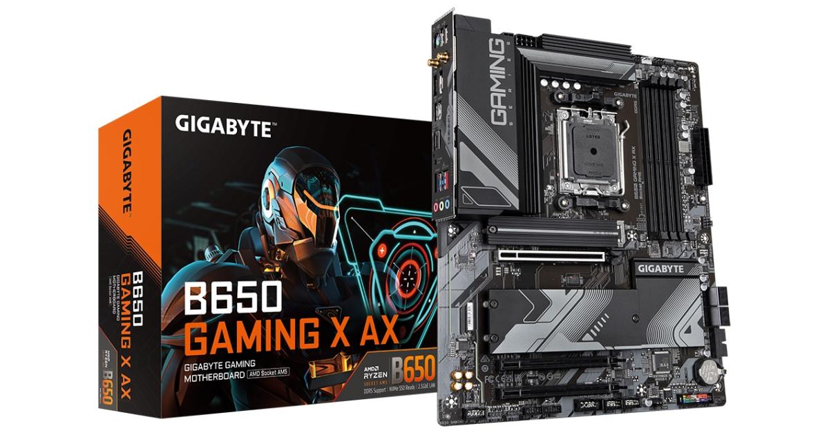 GIGABYTE B650 GAMING X AX (WiFi 6E) AMD RYZEN 7000 Series AM5/DDR5/PCIe ...