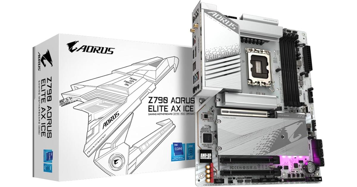 GIGABYTE Z790 AORUS ELITE AX ICE (Wi-Fi 6E), Intel 14th 13th 12th ...