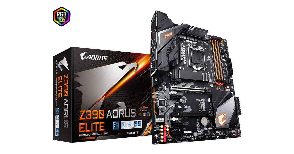 GIGABYTE Z390 AORUS ELITE RGB Fusion Intel Z390 Motherboard | z390 ...