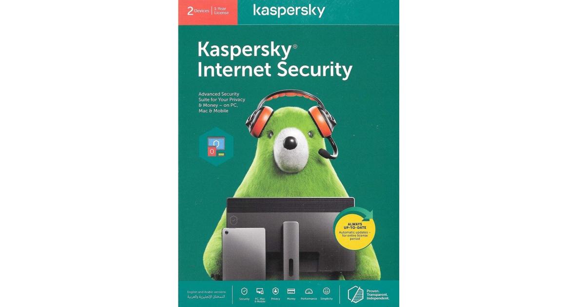 Kaspersky Internet Security, 1 Year License For 2 Devices | Kaspersky ...