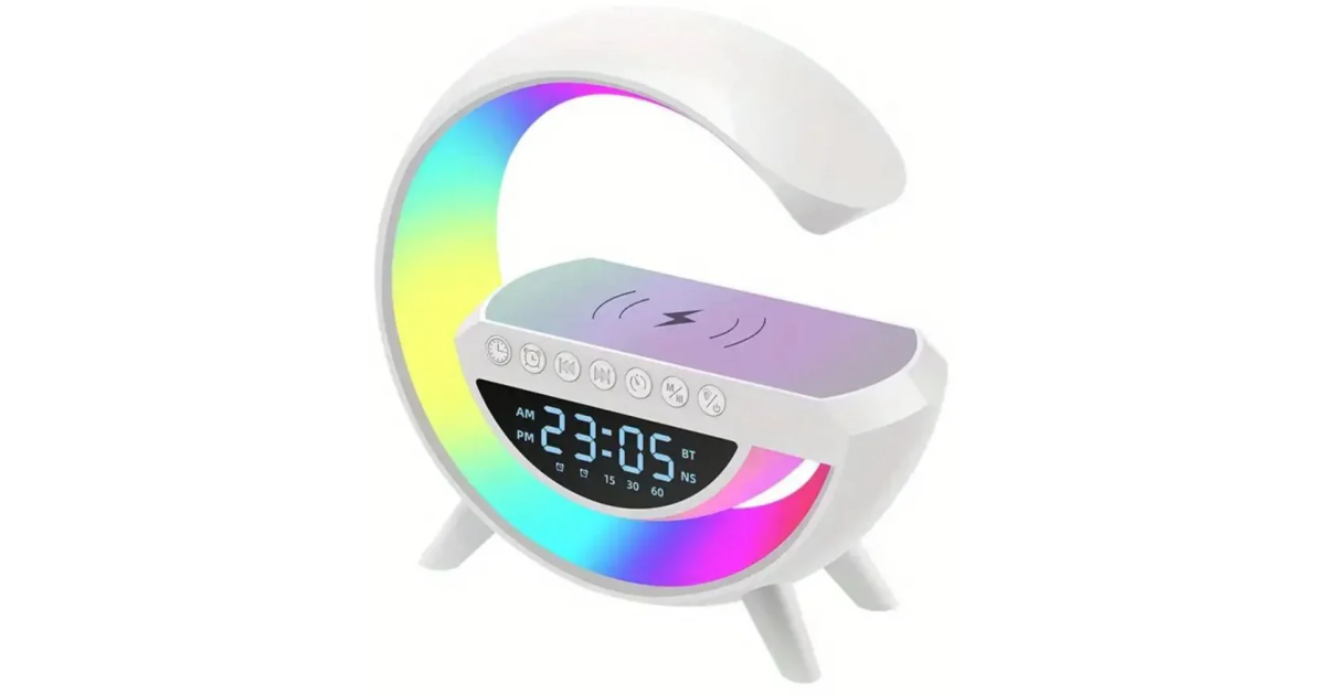 LED Wireless Charging Speaker (BT-3401), Compact Size & Modern Design ...
