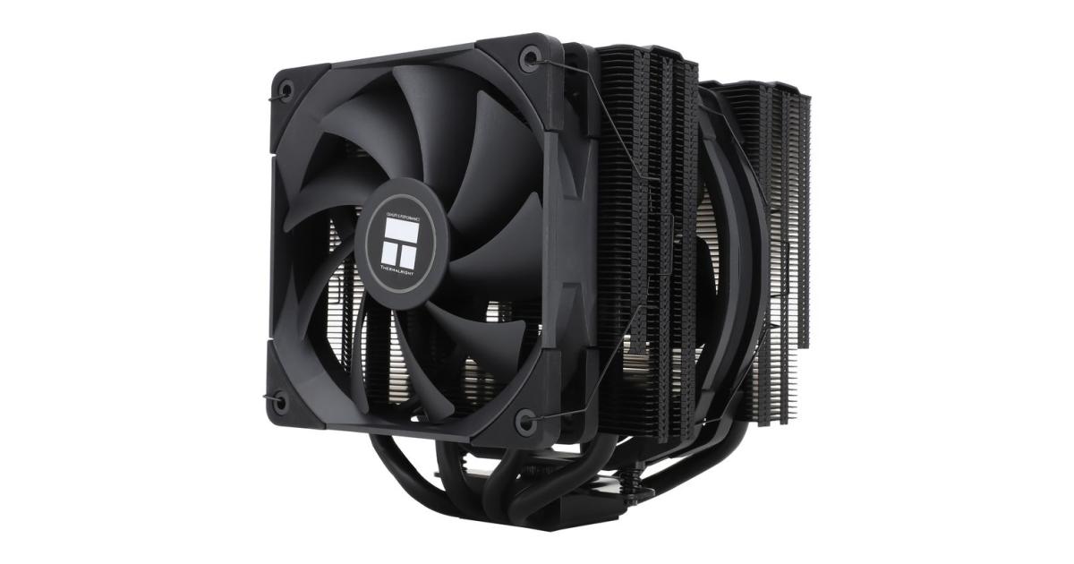 Thermalright Frost Spirit 140 BLACK V3 CPU Air Cooler, Dual Tower w/ 4x ...