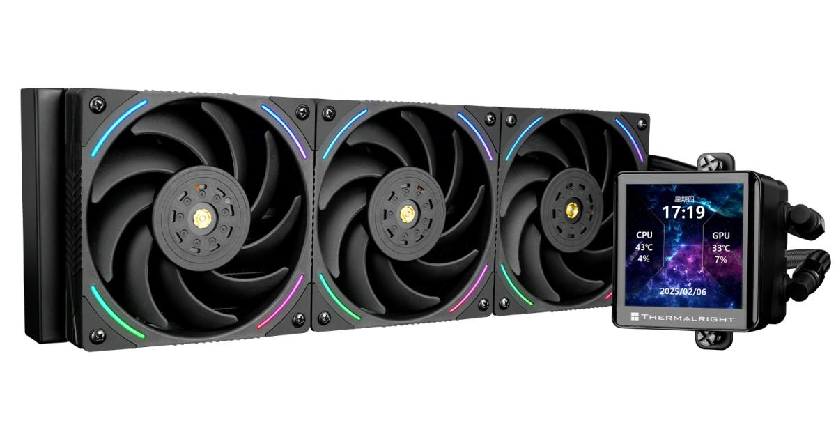 Thermalright Frozen Vision 360 ARGB BLACK V2 CPU Liquid Cooler w/ 2.88 ...
