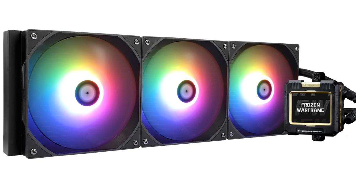 Thermalright Frozen Warframe 420 Black ARGB CPU Liquid Cooler w/ 2.4 ...