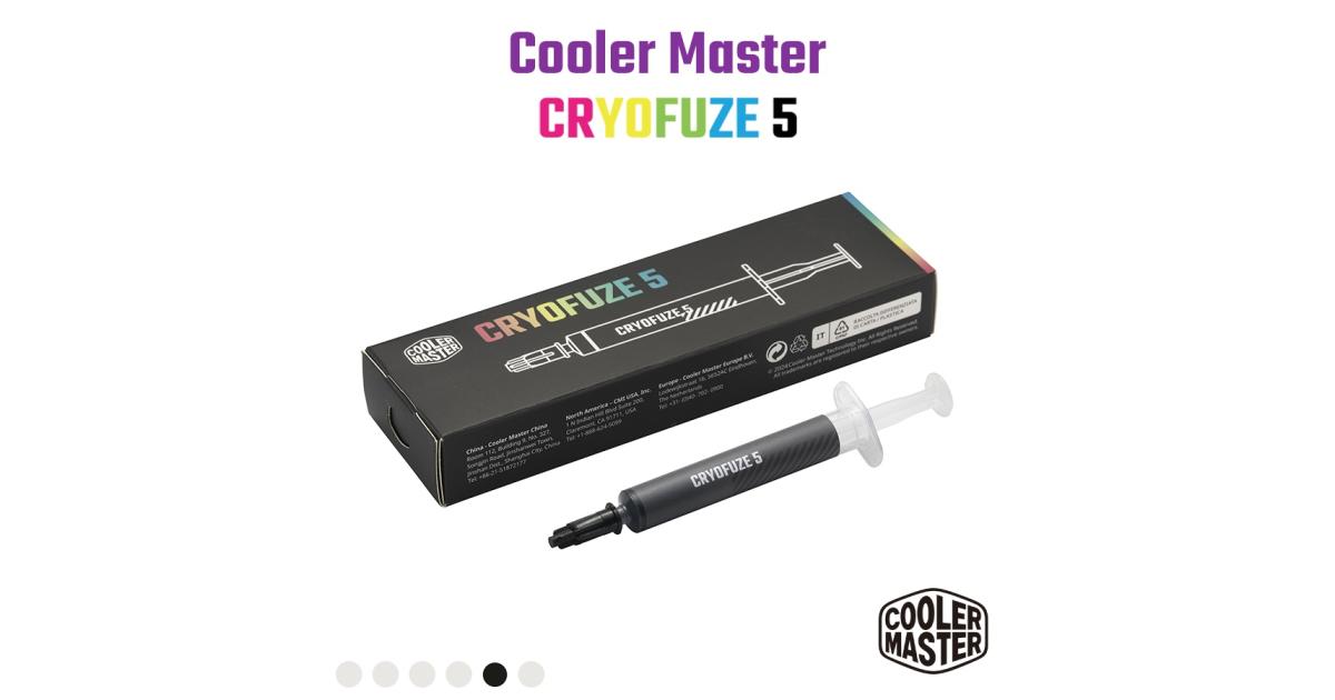 Cooler Master CRYOFUZE 5 (Black) High performance Thermal Paste, 12.6 W ...