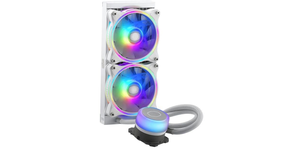 Cooler Master MasterLiquid ML240 ILLUSION White Edition ARGB CPU Liquid ...