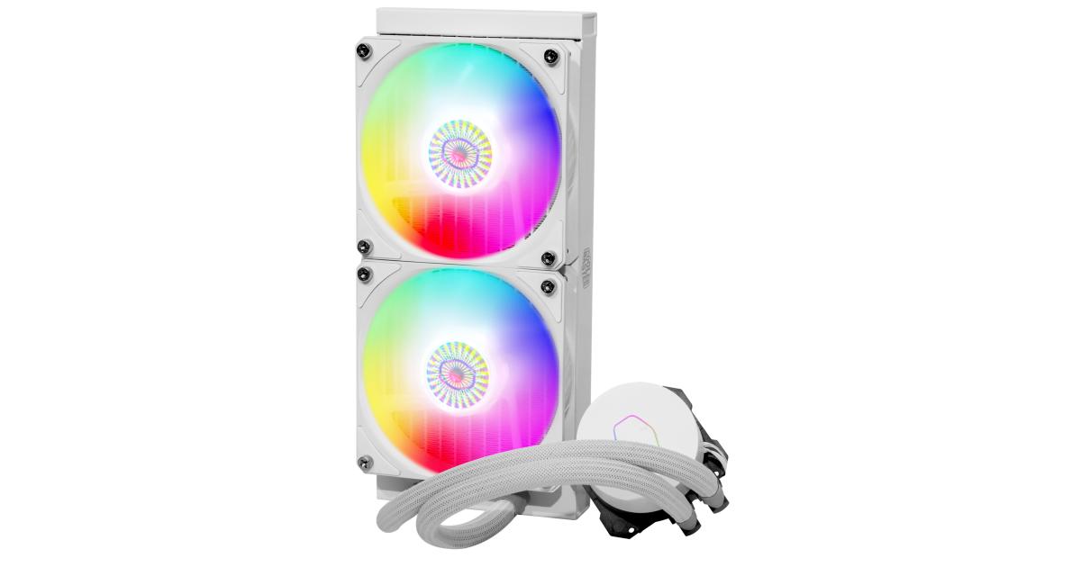 Cooler Master MASTERLIQUID ML240L V2 ARGB White Edition CPU Liquid ...