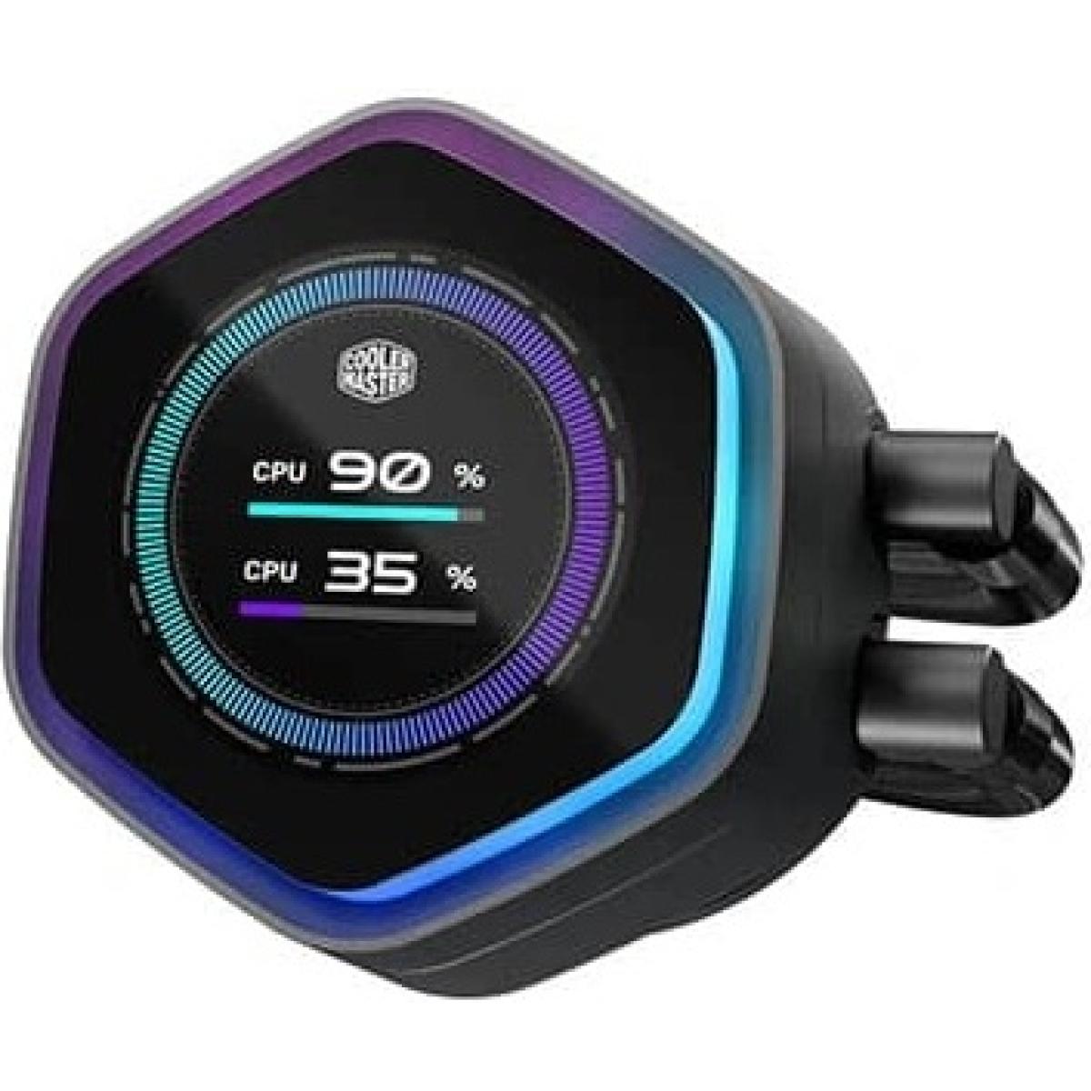 Cooler Master MasterLiquid ATMOS II 360 LCD (Black) ARGB High ...