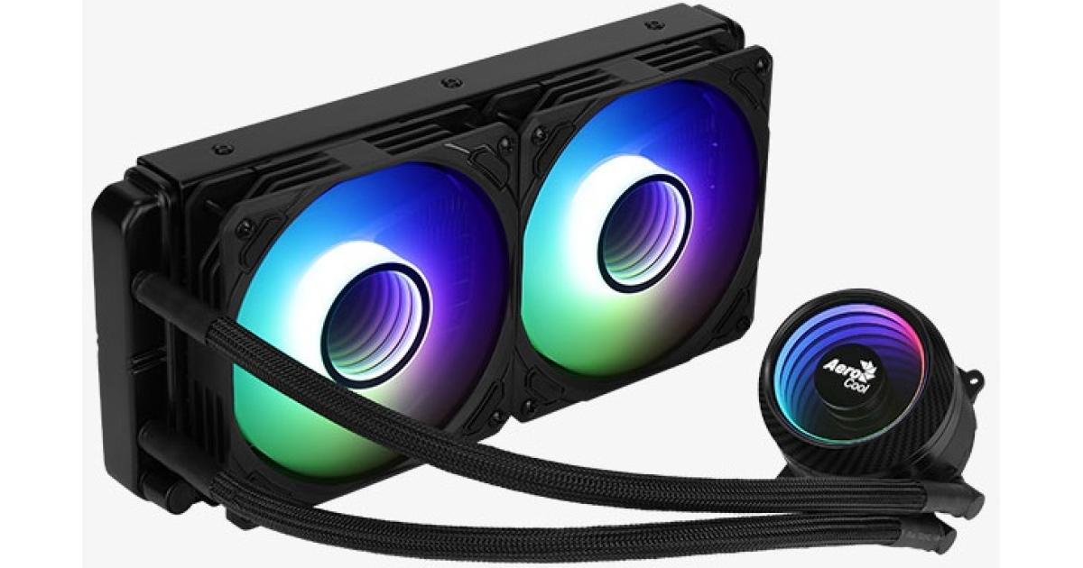 AeroCool Mirage L240 ARGB High-performance CPU Liquid Cooler w ...