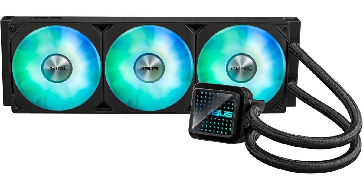 ASUS Prime LC 360 ARGB All-In-One 360mm High Performance Liquid CPU ...