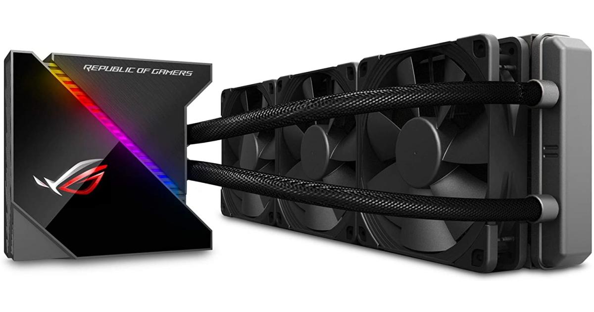 ASUS ROG RYUJIN 360 all-in-one liquid CPU cooler W/Aura Sync RGB 1.77 ...