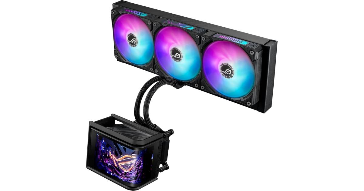 ASUS ROG Ryuo IV SLC 360 ARGB 6.67" AMOLED 3D Curved Panoramic Display ...