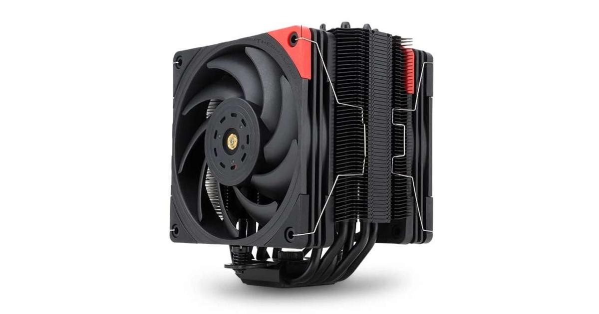 Thermalright Ultra 120EX REV.4 BLACK CPU Air Cooler, Single Tower w/ 6x ...