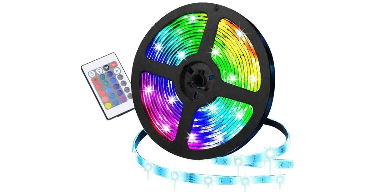 Aurora-X Smart RGB LED Strip Light (5M) With Remote Control, Self ...