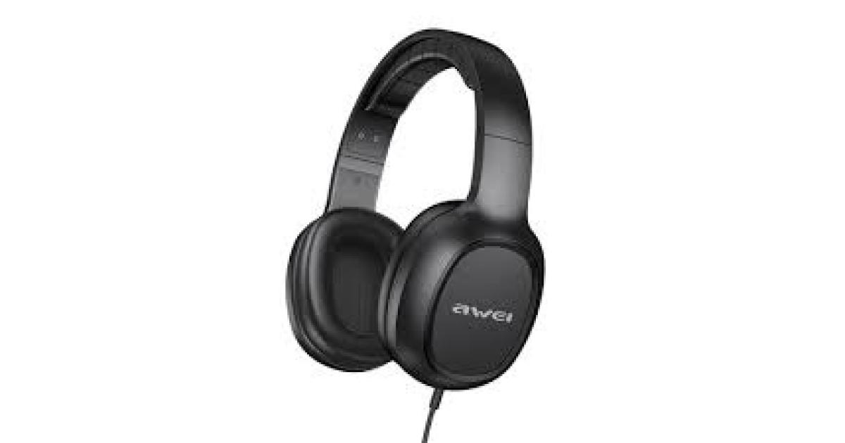 AWEI GM-6 3.5mm Wired Headset With Microphone Stereo Sound Headphone ...