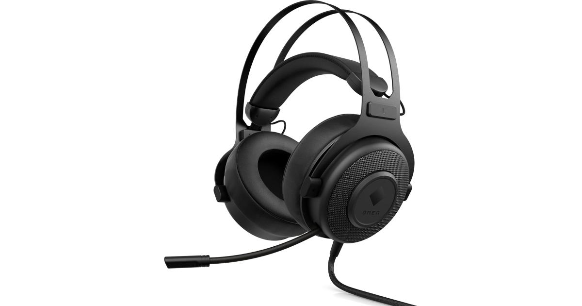 HP OMEN Blast Wired Professional Black Gaming Headset, 7.1 Surround ...