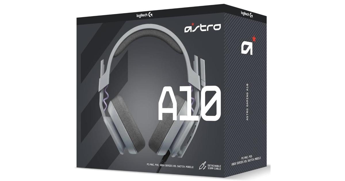 Astro A10 Gen 2 Wired (3.5 mm) Gaming Headset w/ flip-to-Mute Boom ...
