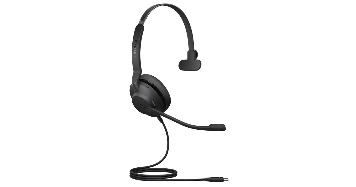 Jabra Evolve2 30 Enhanced Lightweight comfort, 2-microphone call ...