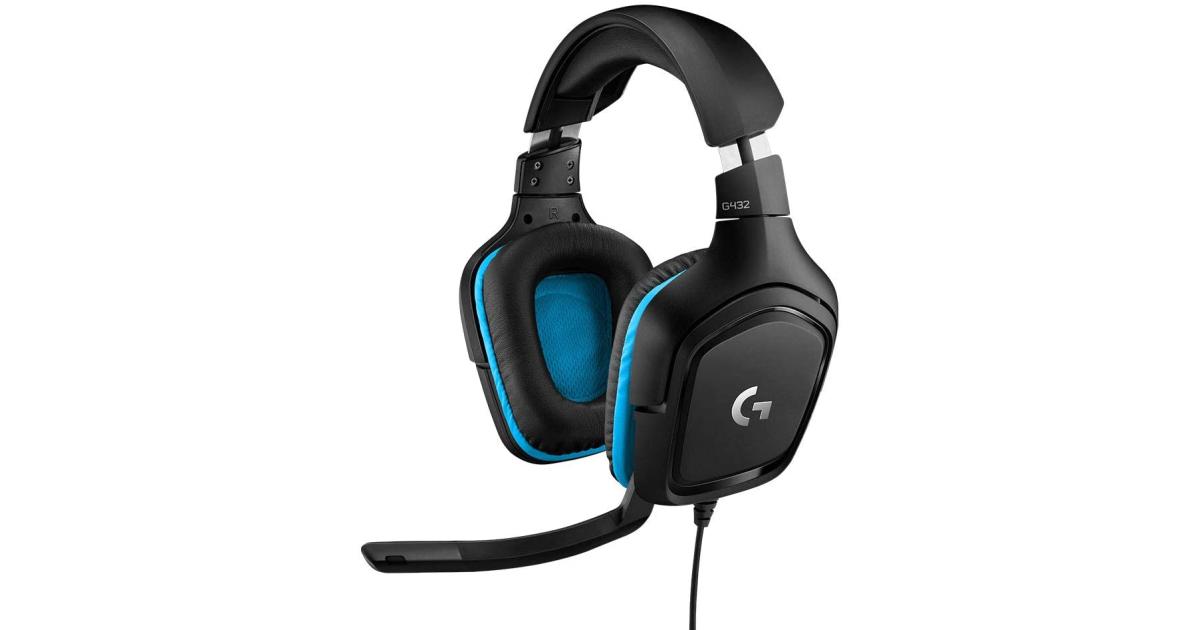 Logitech G432 Wired Gaming Headset, DTS Headphone:X 2.0 Surround Sound ...