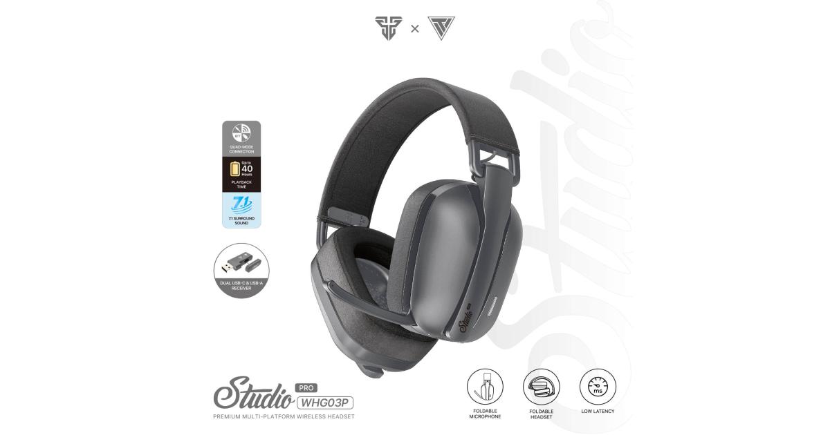 Fantech Studio Pro WHG03 7.1 Surround Sound (Grey) Wireless & Wired ...