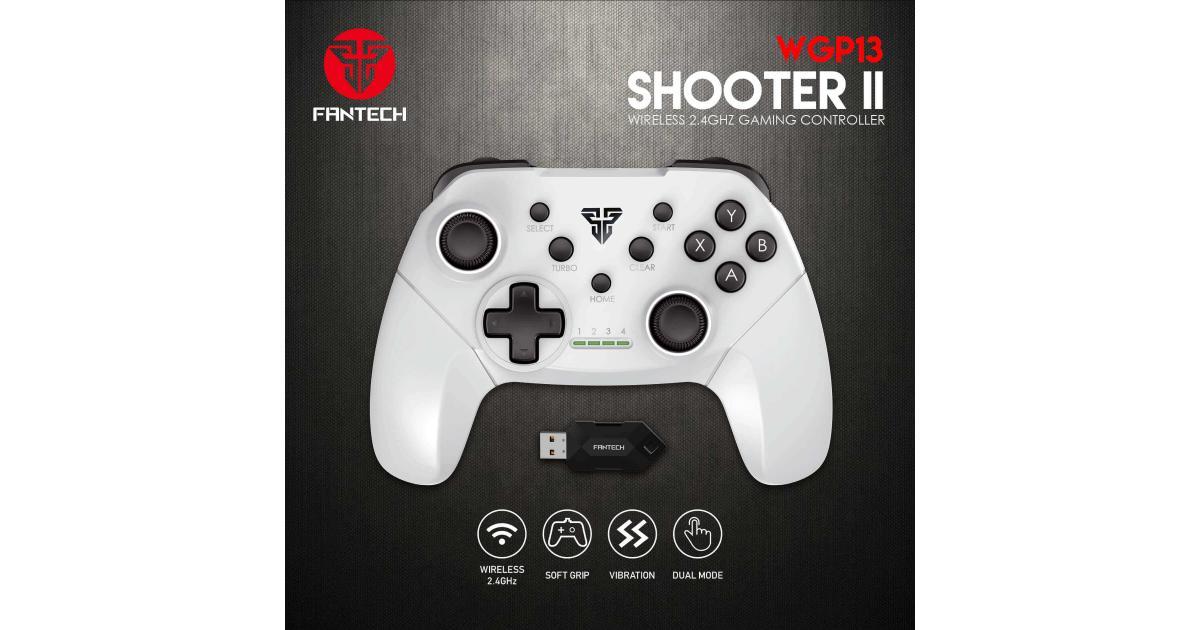 Fantech WGP13 Shooter II Wireless (2.4GHz) Gaming Controller, Built-In ...