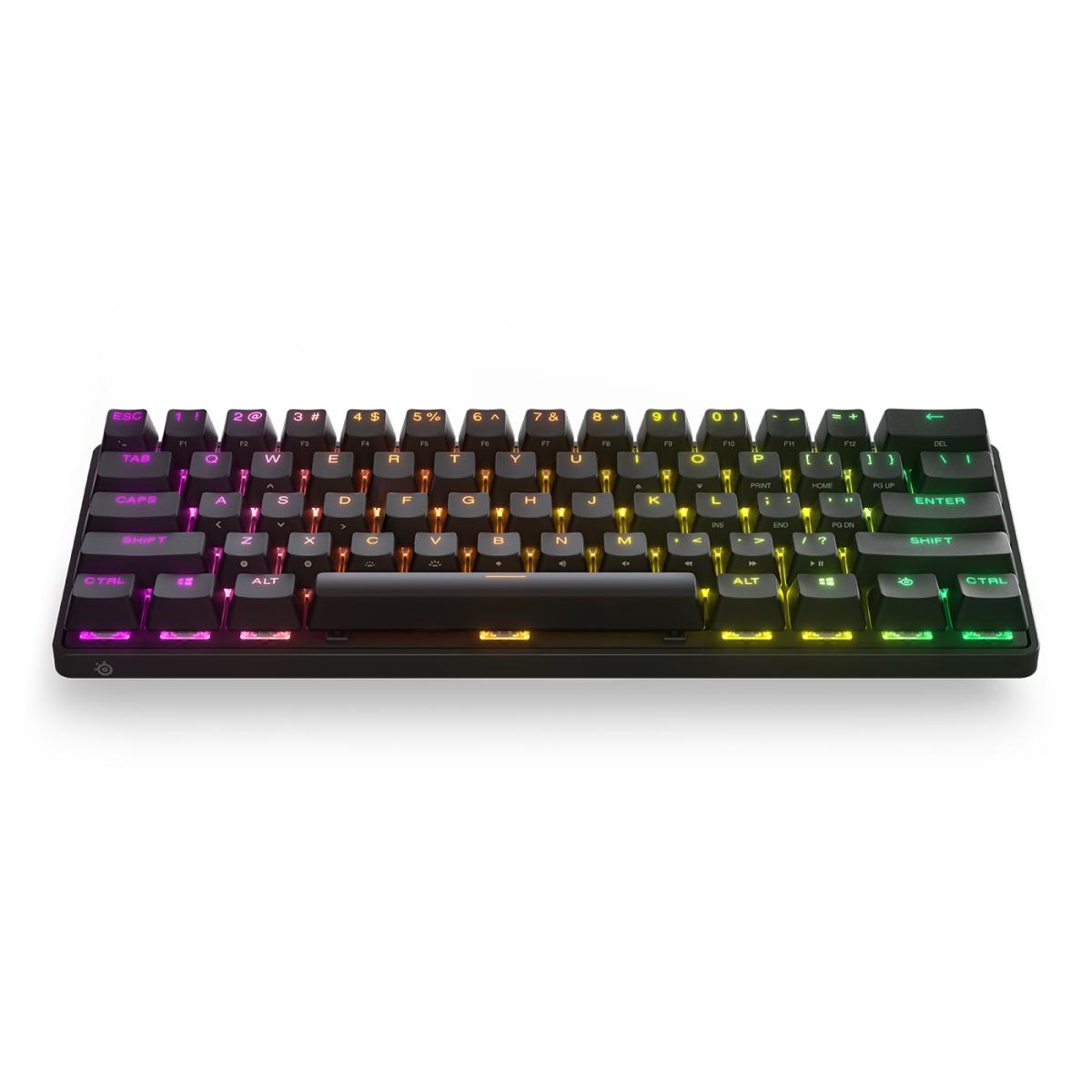 SteelSeries Apex Pro Mini Wireless 60% (2.4GHz/Bluetooth) RGB ...