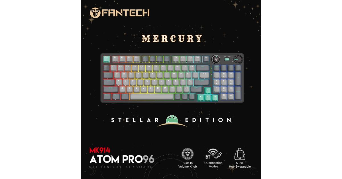 Fantech Atom Pro96 Mk914 TRI-Mode Connection (Wireless 2.4GHz, BT 5.0 ...