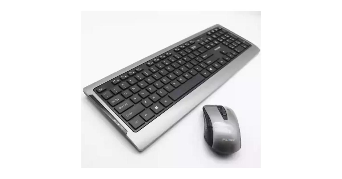 FAMOR CS100 Wireless 2.4GHz Kit, Keyboard & Mouse Combo, 1600 DPI High ...