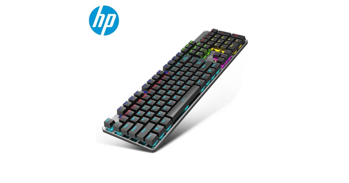 HP GK100F RGB Wired Gaming Mechanical Black Keyboard - Blue Switch | HP ...