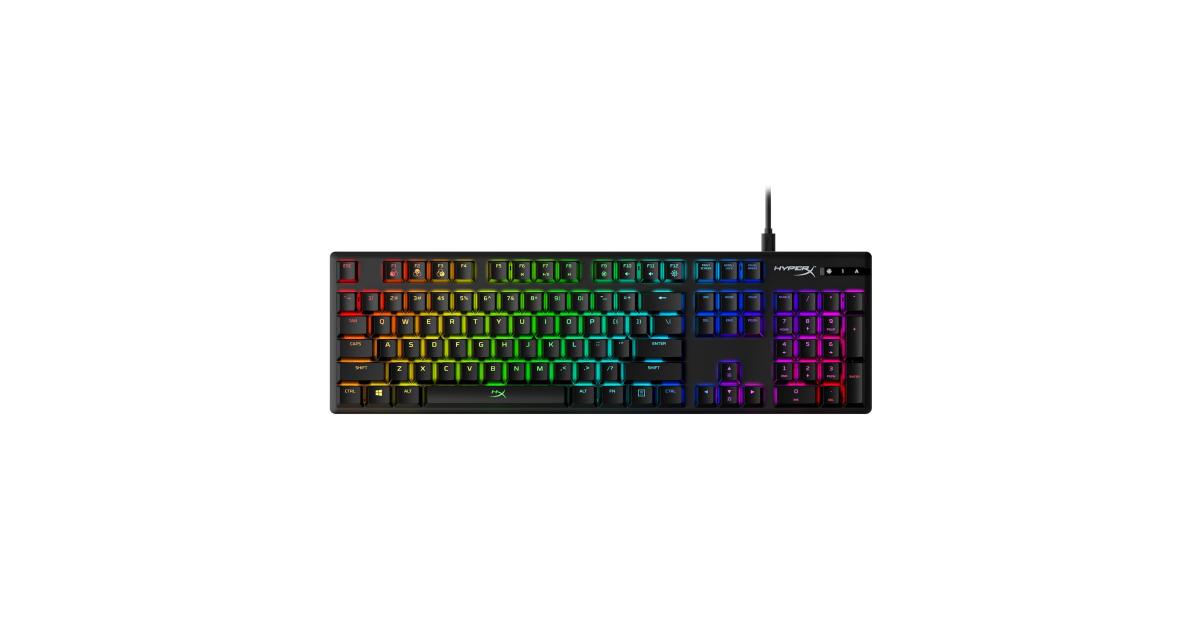 HyperX Alloy Origins Mechanical Gaming Keyboard, Macro Customization ...