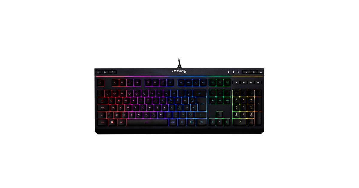 HyperX Alloy Core RGB Membrane Gaming Keyboard, Comfortable Quiet ...