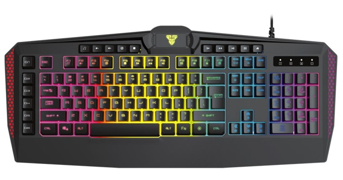 Fantech K513 Booster Membrane RGB Gaming Keyboard w/ Multimedia Keys ...