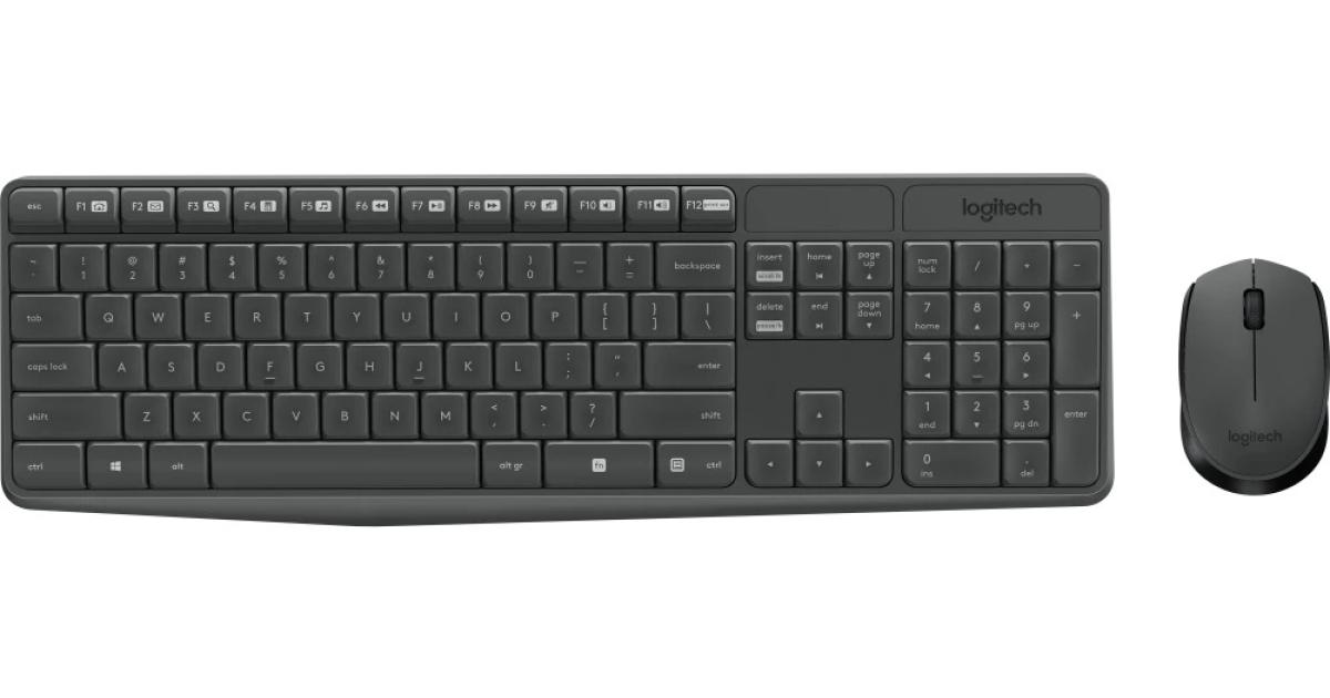 Logitech Mk235 Wireless Keyboard And Mouse Combo 2in1 Wireless 2 4ghz